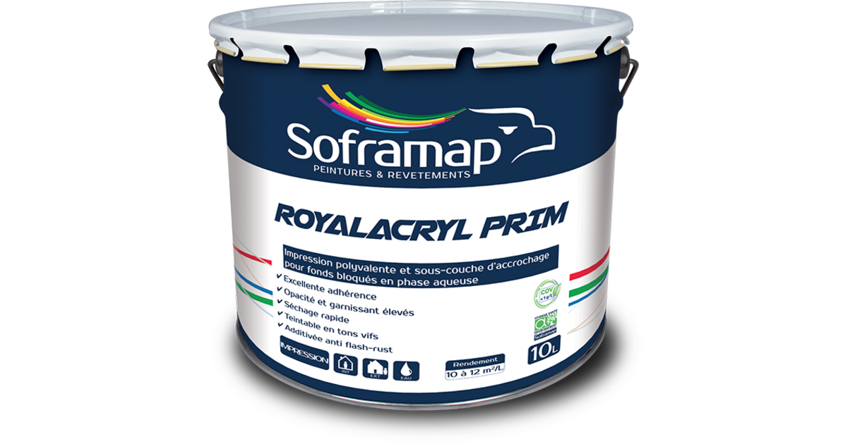 Royalacryl Prim - Produits d'impressions intérieurs - durolith